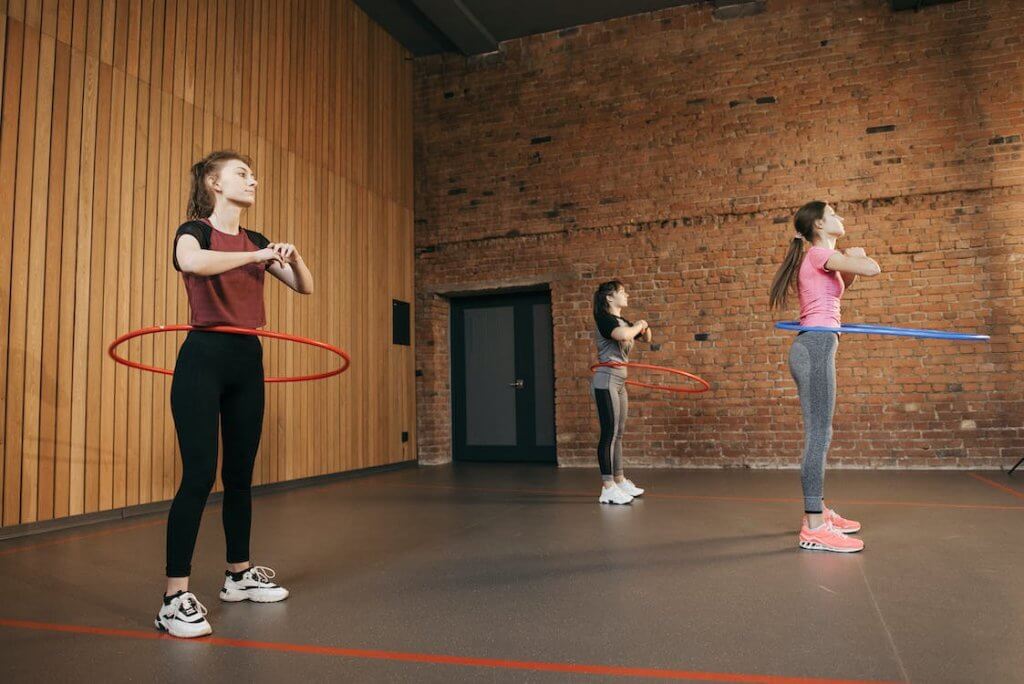 Hula hoop exercise for beginner
